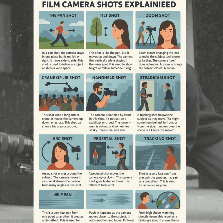 13 Common Types of Camera Moves Used in Video Production